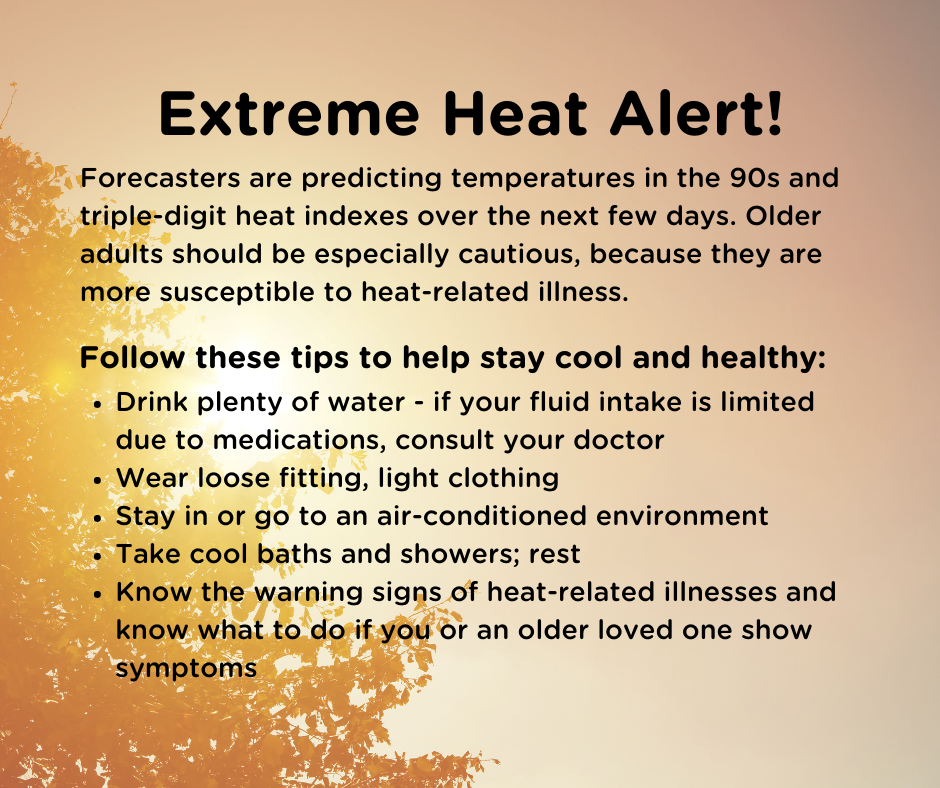 Extreme Heat Safety Tips for Seniors | Council on Aging
